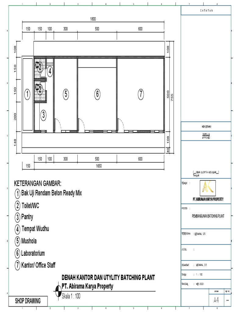 Gambar Kantor Batching | PDF