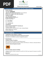 FRAM AW 32 Hydraulic Fluid Safety Data | PDF | Occupational Safety And ...