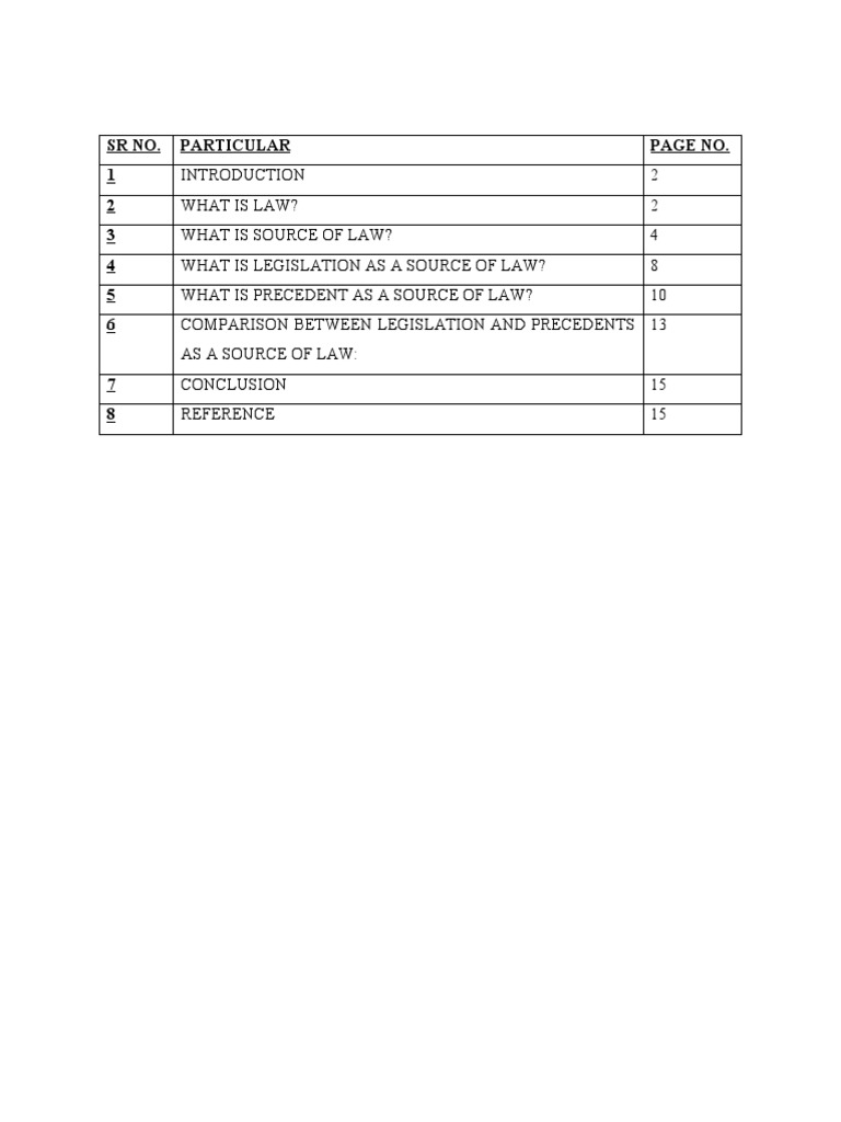 3jurisprudence (Comparative Study of Legislation and Precedent As A ...