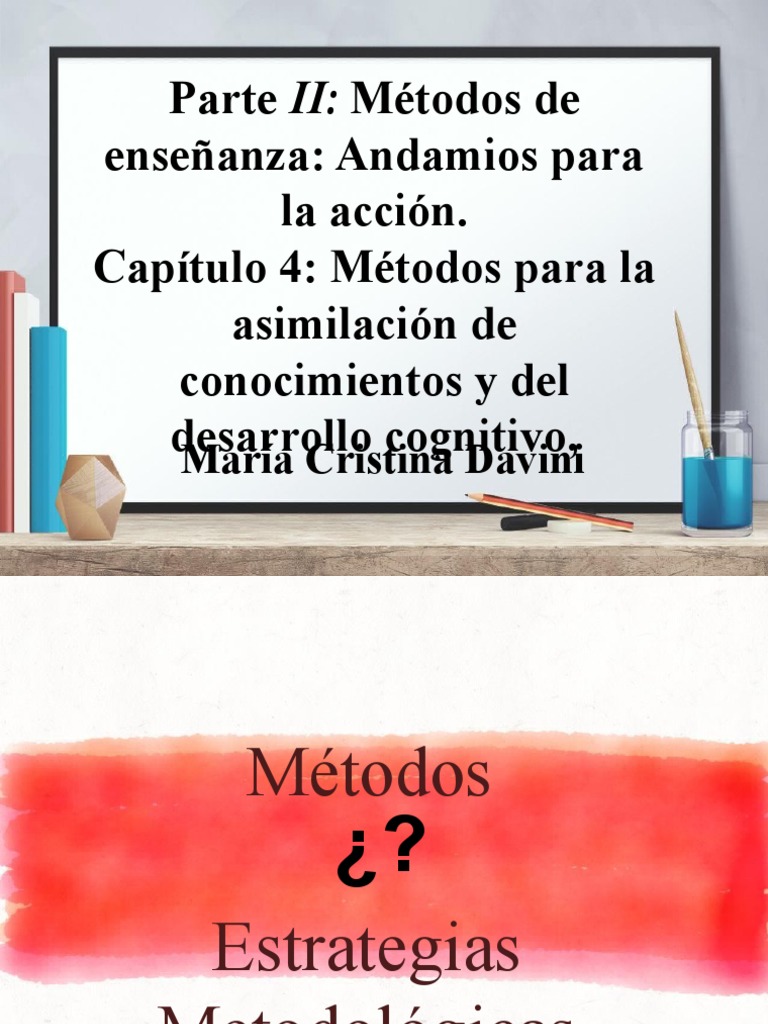 Capítulo 4 Davini Clase | PDF | Método científico | Conocimiento