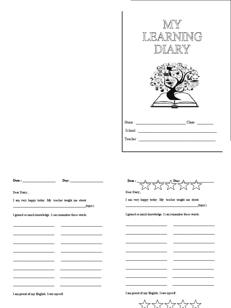 My Learning Diary Booklet Version | PDF