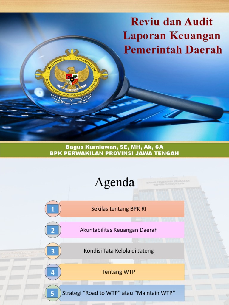 MATERI CONTOH Reviu-dan-Audit-LKPD - Salatiga-BPK | PDF