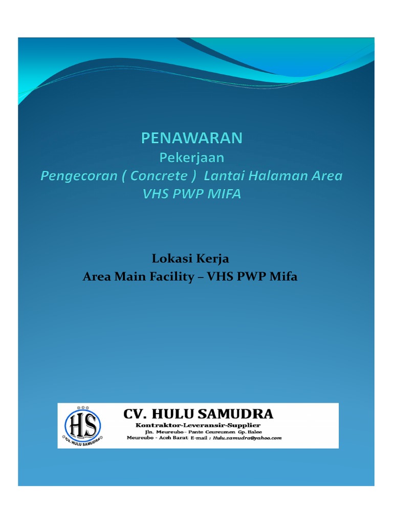 Penawaran Opsi 1 | PDF