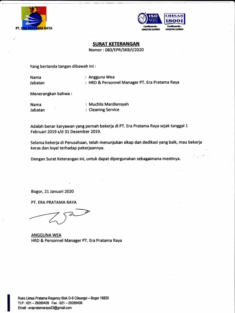 Facklaring Muchlis | PDF