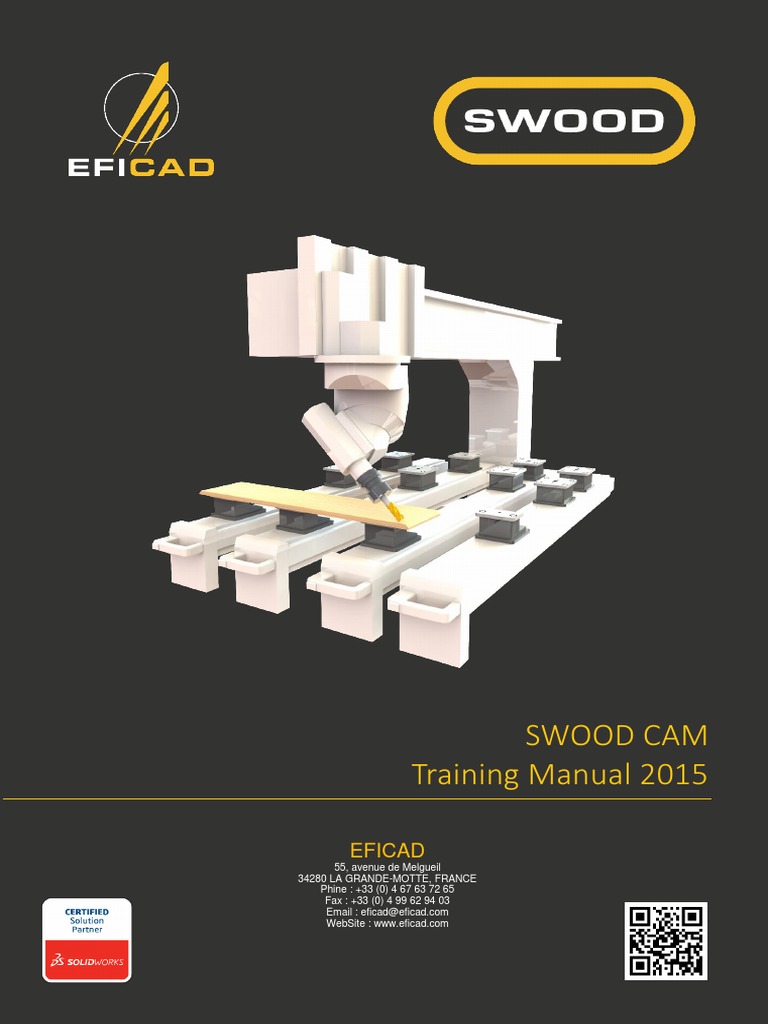 SWOOD CAM 2015 - Training Manual | PDF | Installation (Computer Programs) | Numerical Control