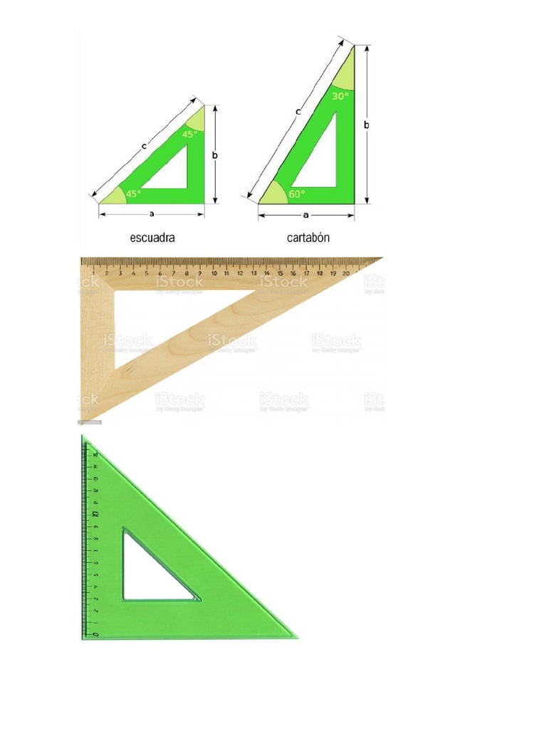 Escuadra o Cartabon | PDF