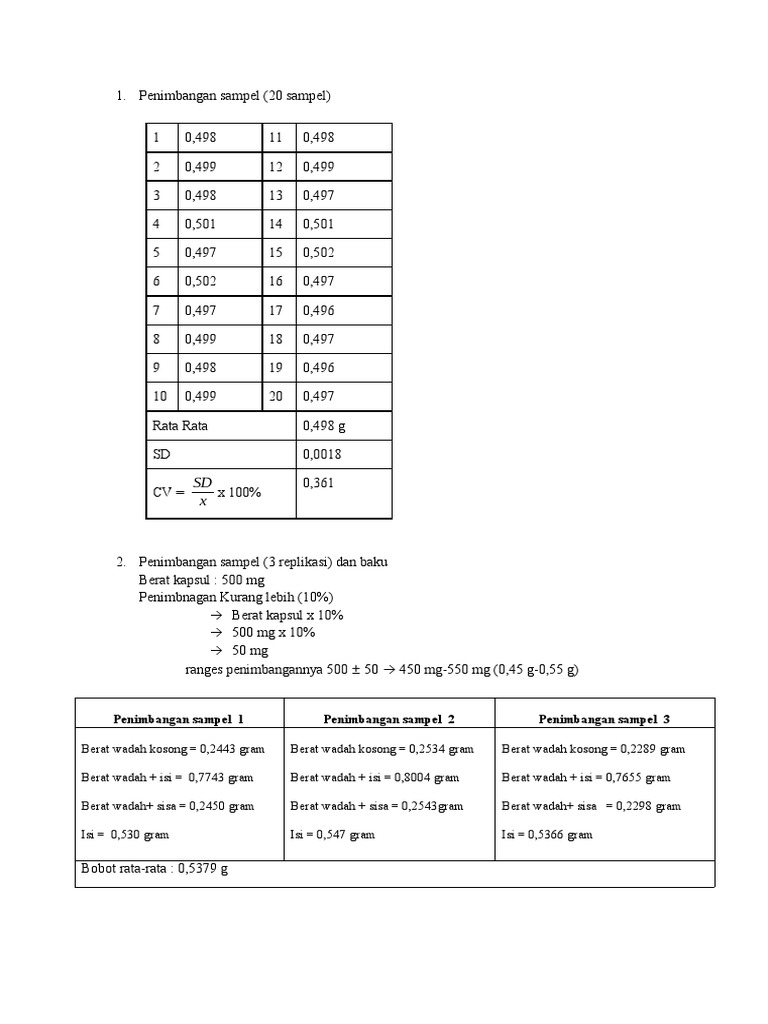 Data Simulasi AAS | PDF