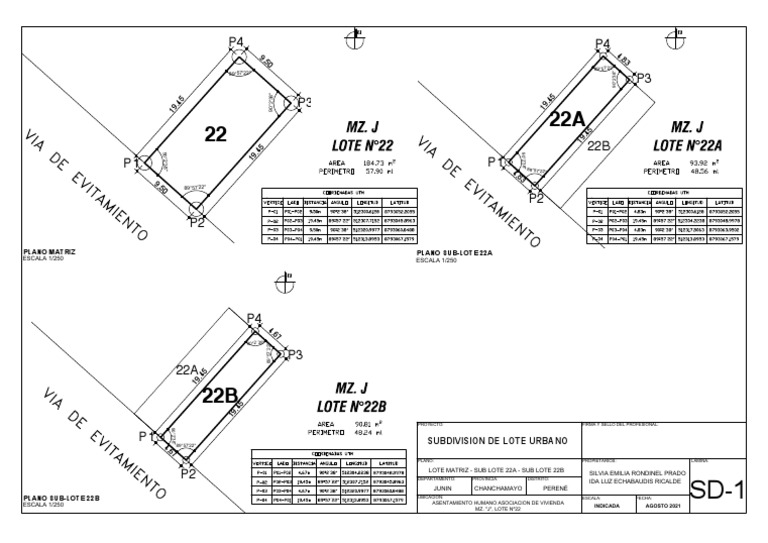 Plano de Subdivision | PDF