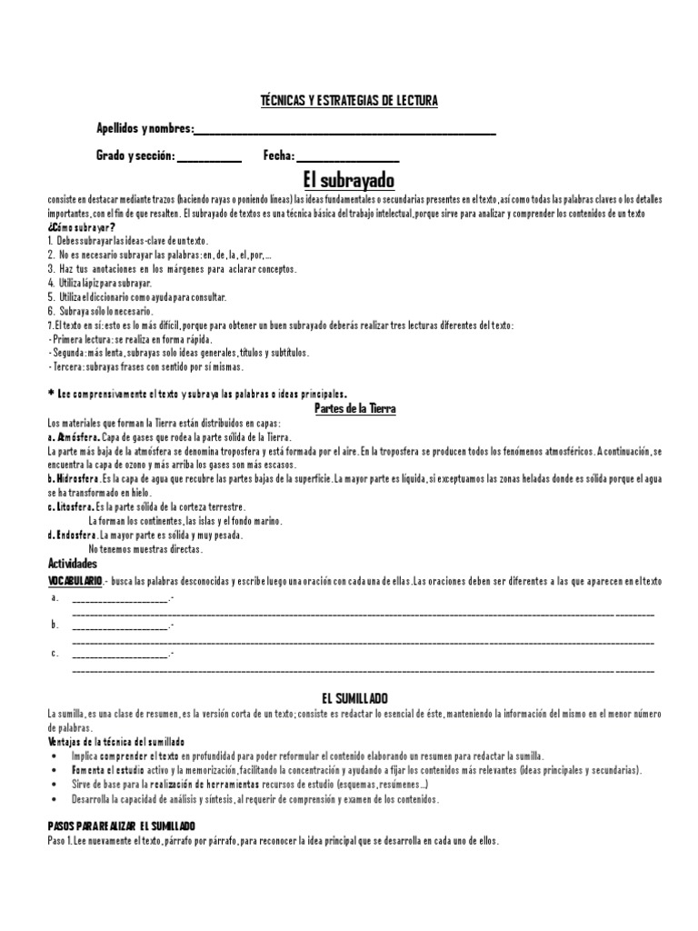 Técnicas de Lectura y Estudio | PDF | Ciencia ficción