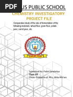 Chemistry Investigatory Project Class 12 | PDF | Fermentation ...