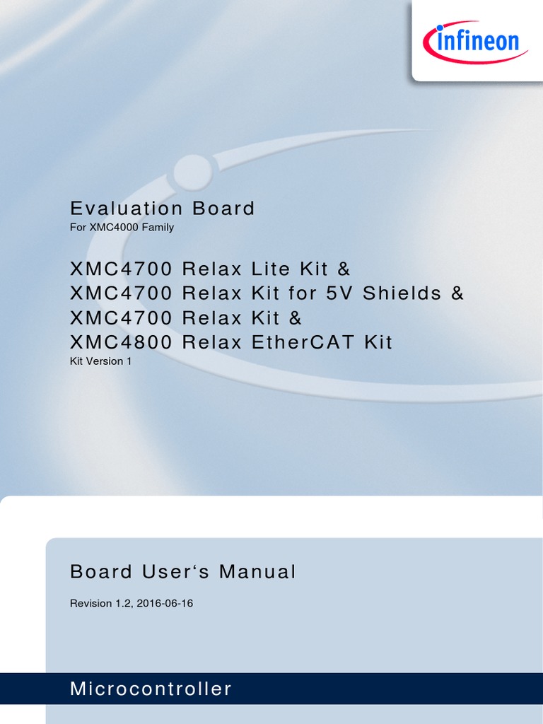 Infineon-Board User Manual XMC4700 XMC4800 Relax Kit Series-UM-v01 02-EN | PDF | Computing ...