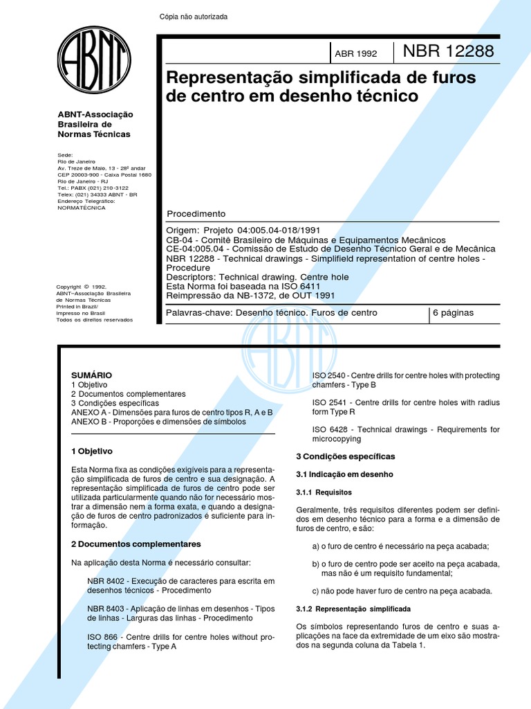 NBR 12288 | PDF