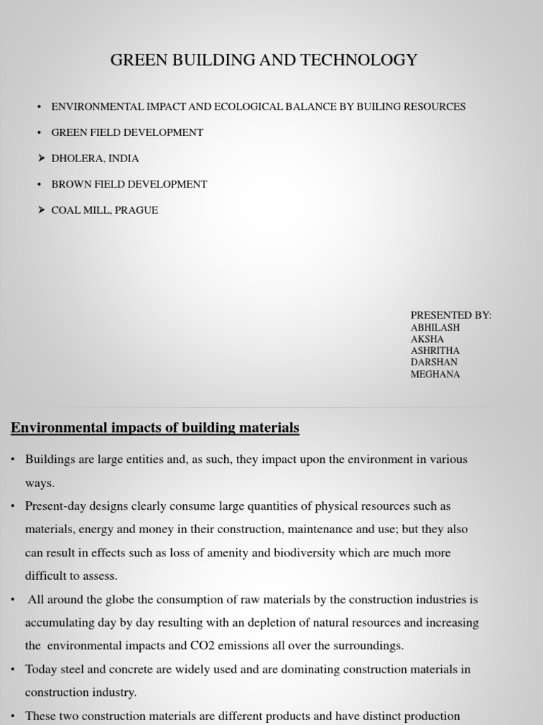 green building | PDF | Life Cycle Assessment | Recycling