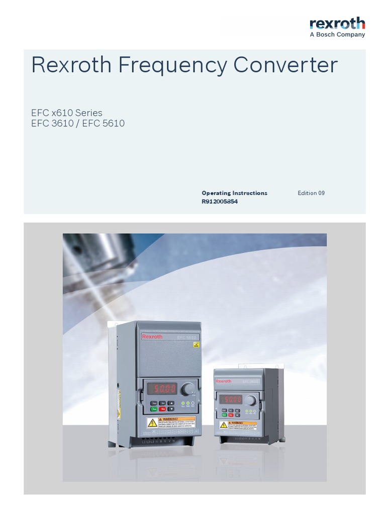 Bosch Rexroth EFC610 EFC3610 Full | PDF | Technology & Engineering