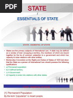 4 Elements of State | PDF | Sovereign State | Sovereignty