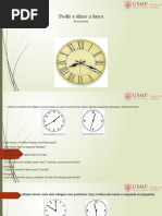 Atividades com Relógios de Ponteiros | PDF