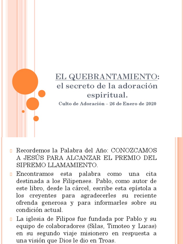 El Quebrantamiento | PDF | Pablo el apóstol | Cristo (título)