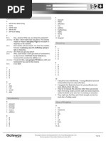 Gateway To The World b2 Workbook Answer Keys | PDF | Language Arts ...