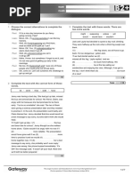Gateway To The World B2+ Student's Book Answer Key | PDF | Grammar ...