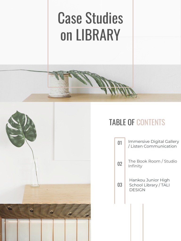 Case Studies On Library Pdf Libraries Bookcase