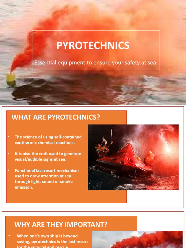 Pyrotechnics: Essential Equipment To Ensure Your Safety at Sea | PDF ...