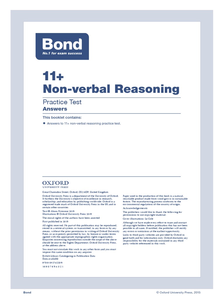 Non-Verbal Reasoning: Practice Test | PDF | Copyright | Justice
