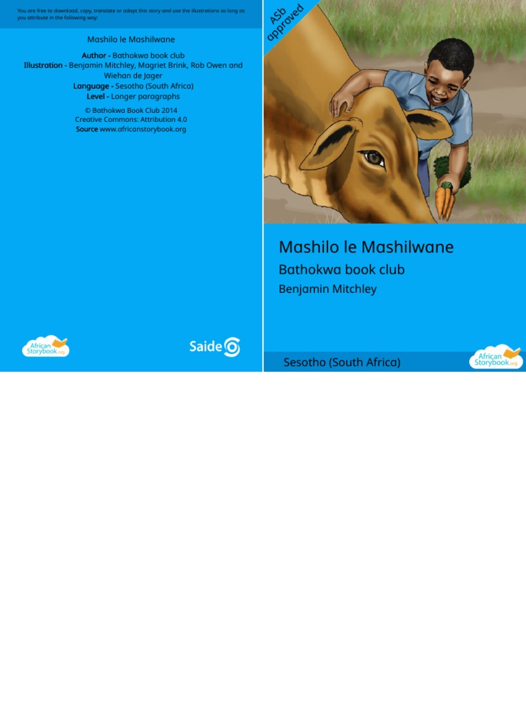 Mashilo Le Mashilwane: Bathokwa Book Club | PDF