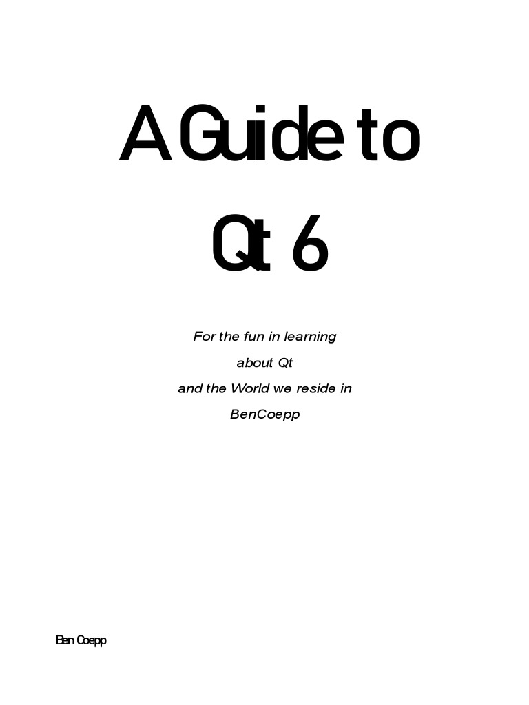 Qt 6 A Beginners Guide Pdf Android Operating System Software Development Kit