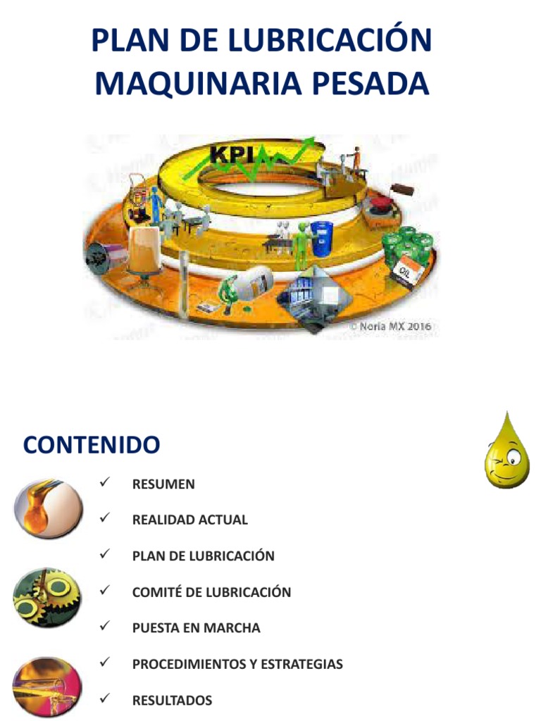 Plan de Lubricación | PDF | Ingeniería de confiabilidad | Logística