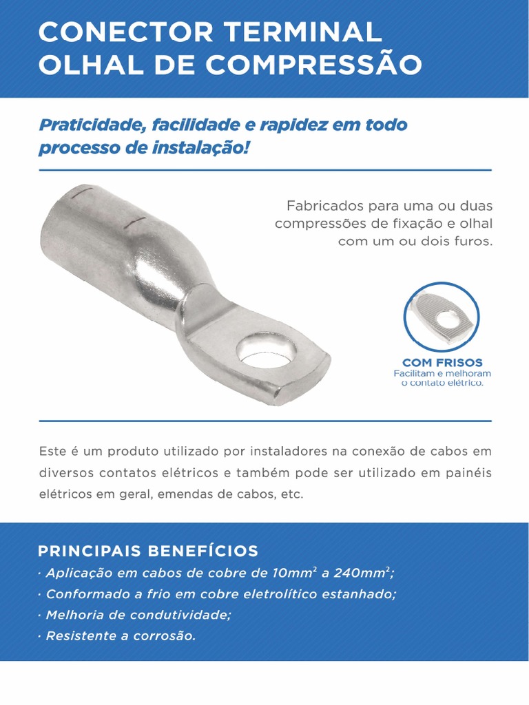 Conector Terminal Olhal Compressao | PDF