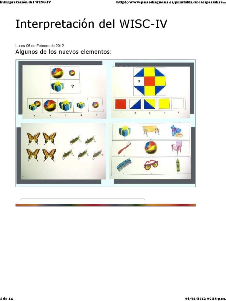 Interpretacion Del WISC IV | PDF | Síndrome de Asperger | Espectro autista