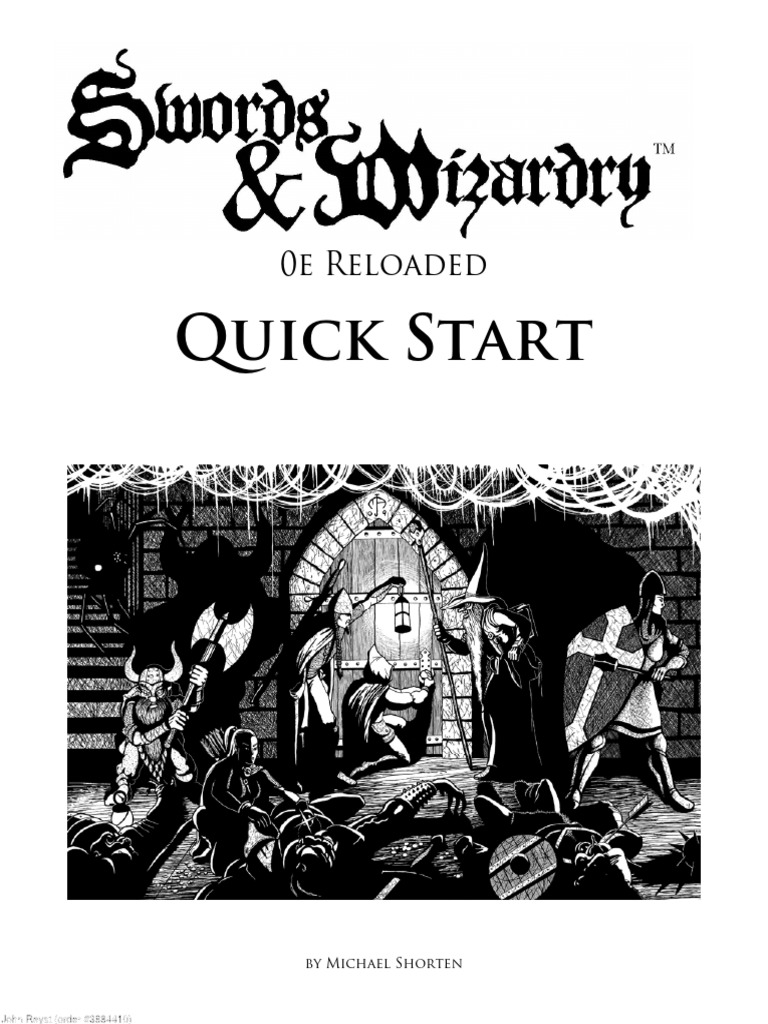 Swords & Wizardry Quick Start | PDF | Dice