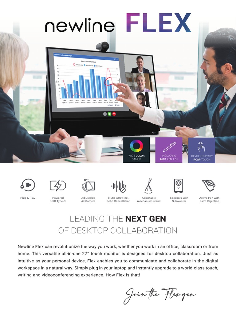 Newline Flex Specsheet 20 ENG | PDF | Loudspeaker | Laptop