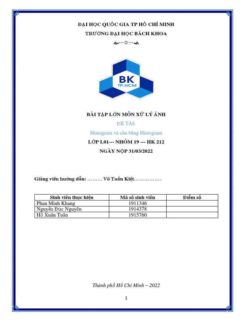 BTL XLA Báo-Cáo | PDF