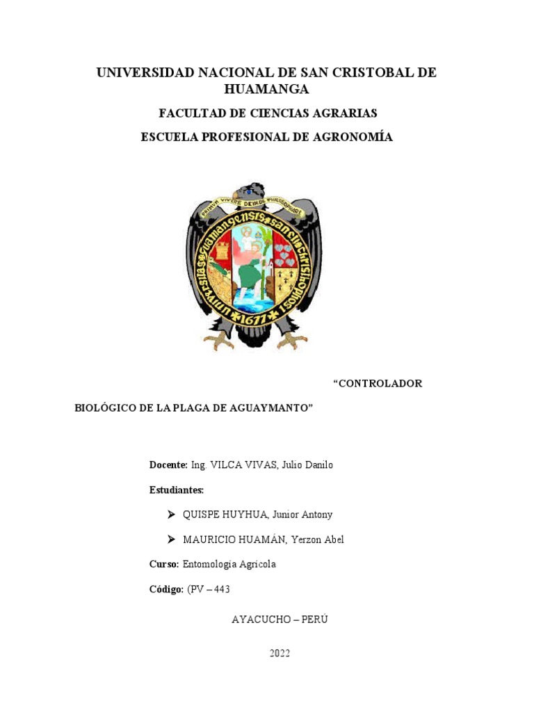 Controlador Biológico | PDF | Control biológico de plagas | Coccinellidae