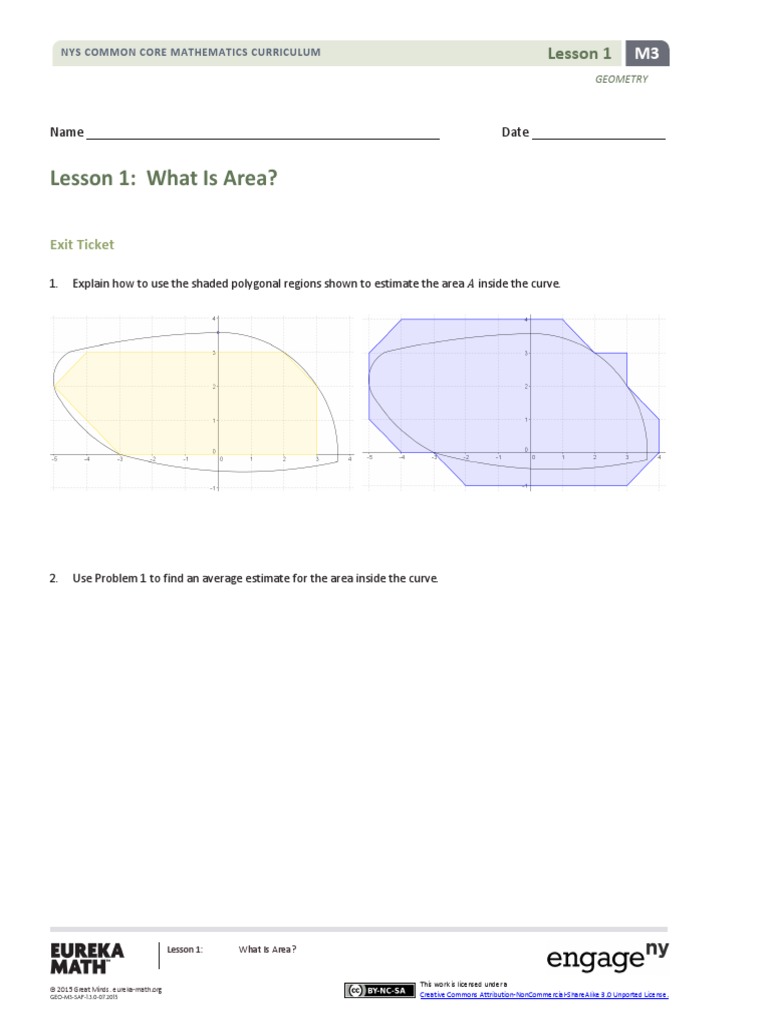Geometry m3 Copy Ready Materials | PDF | Area | Volume
