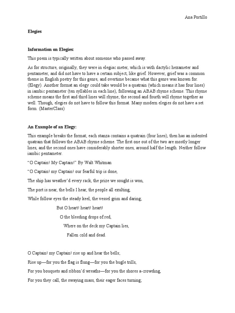 Poetry Portfolio-The Portfolio Part | PDF | Poetry | Metre (Poetry)