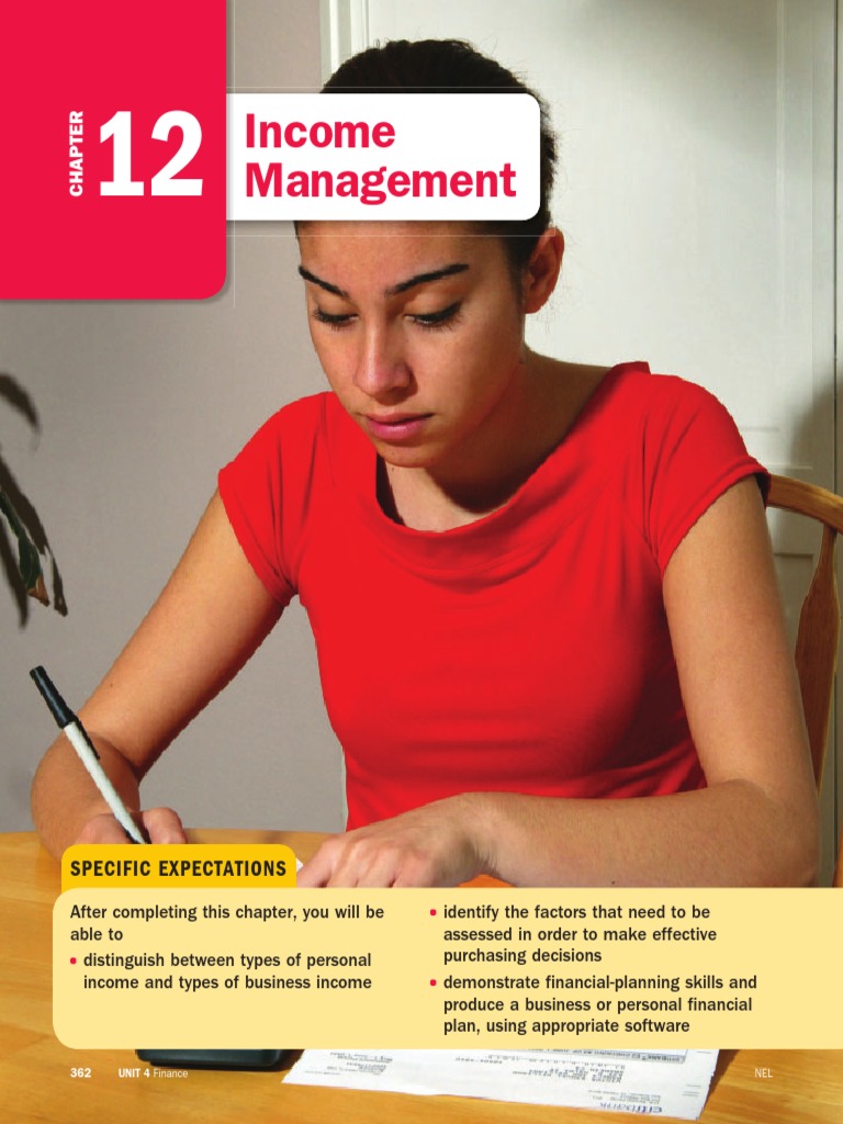 Chapter 12 Income Management | Download Free PDF | Taxes | Pension