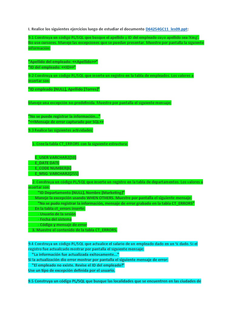Practica 10 Distribucion | PDF | Pl / Sql | SQL