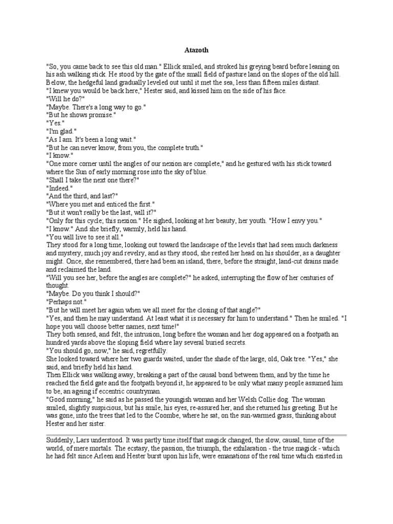 Atazoth | PDF | Nature