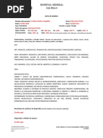 Informe Medico Inbursa | PDF | Diagnostico medico | Ciencias de la Salud