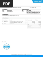 Invoice Pembayaran Hotel Traveloka | PDF