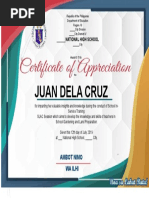 Core Value Certificate Template | PDF