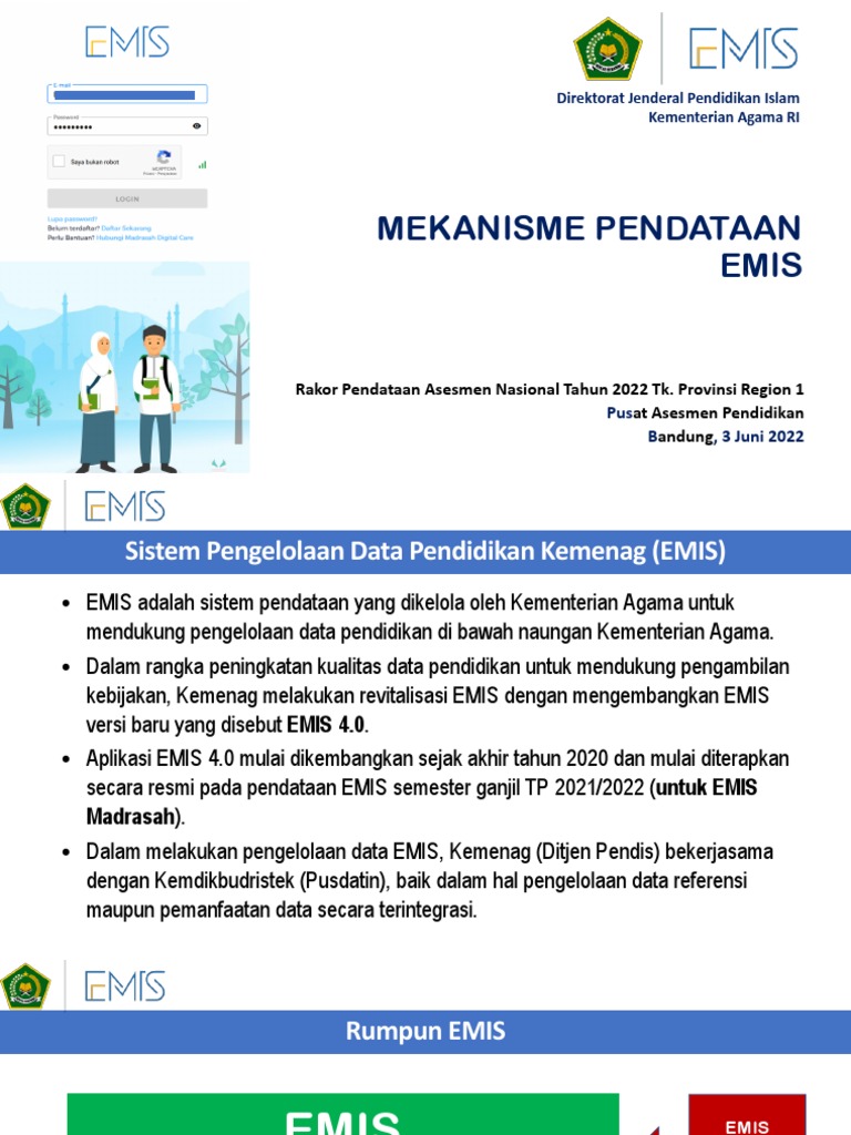 Mekanisme Updating EMIS (Reg-1) | PDF