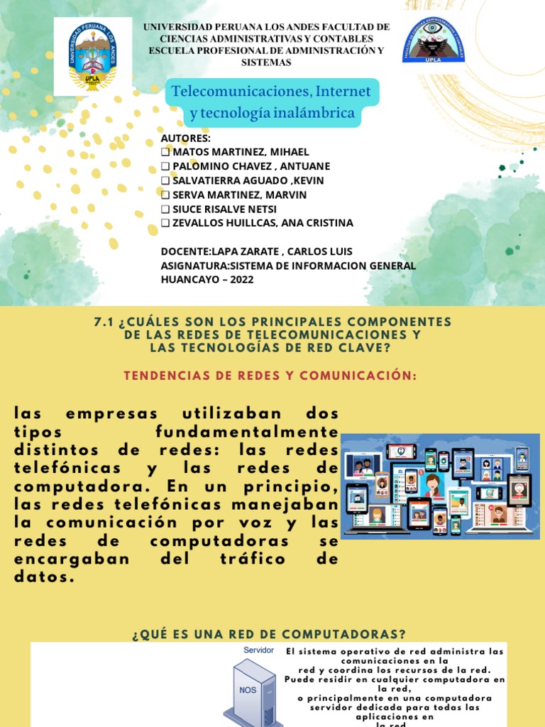 Ppt. Sistemas Capitulo 7 | PDF | Red de computadoras | Internet