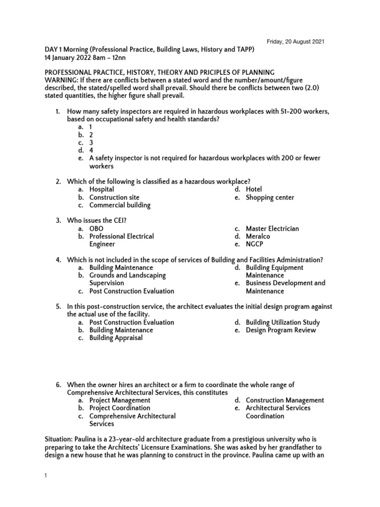 Professional Practice, Building Laws, and National Artists in ...