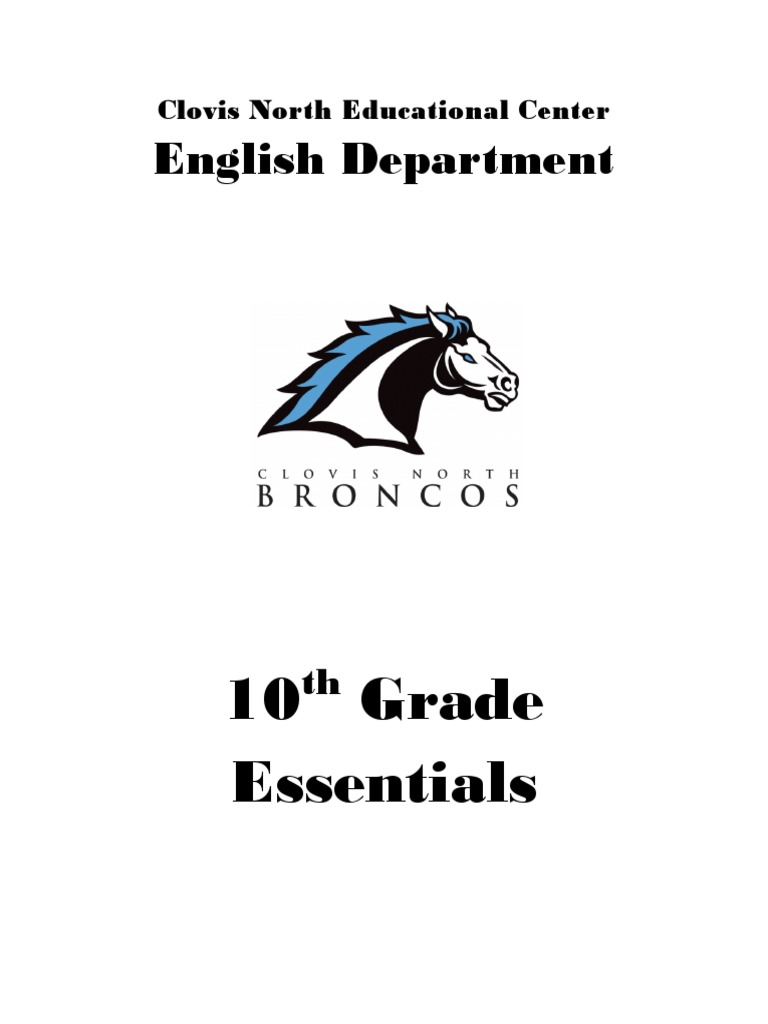 10th Grade English Essentials With Vocabulary | PDF | Essays | Cognition