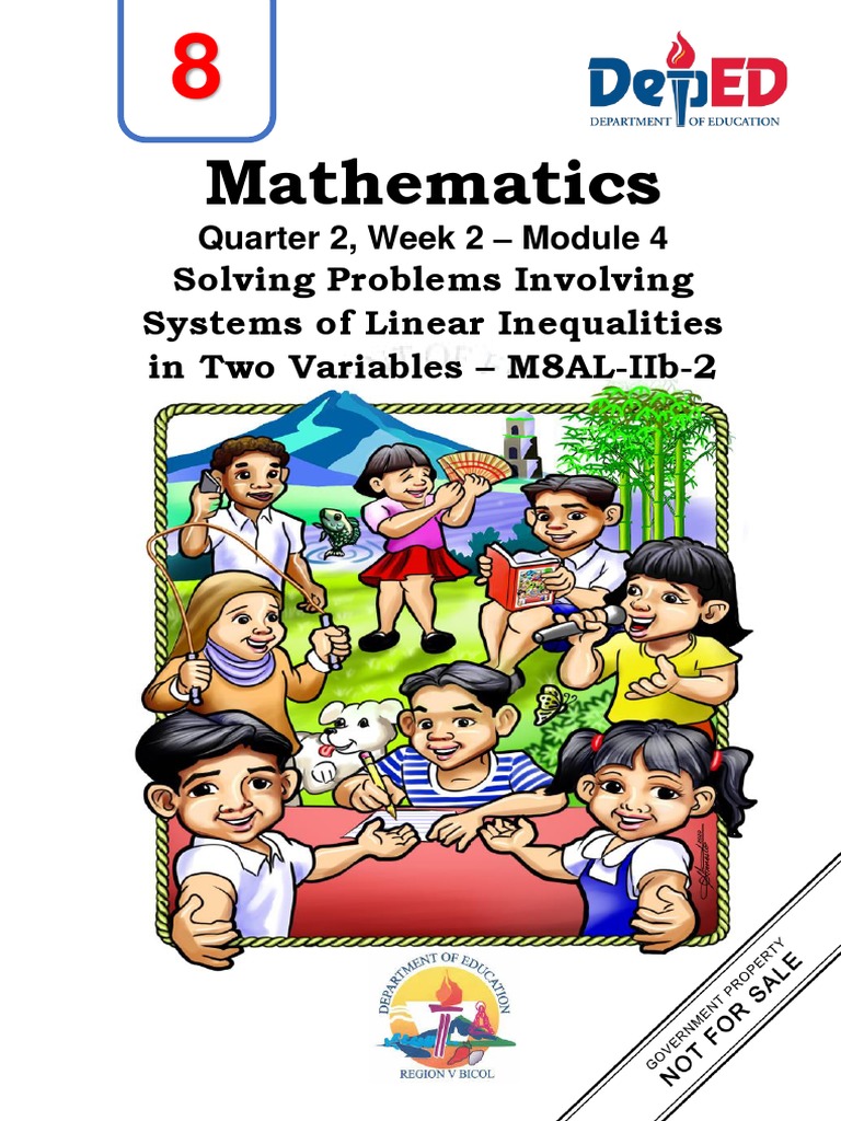 Mathematics: Solving Problems Involving Systems of Linear Inequalities ...