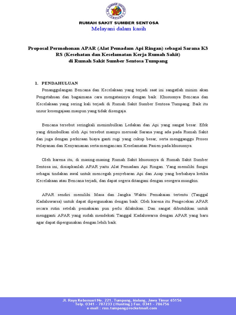 Mas Rio Form Permohonan APAR | PDF