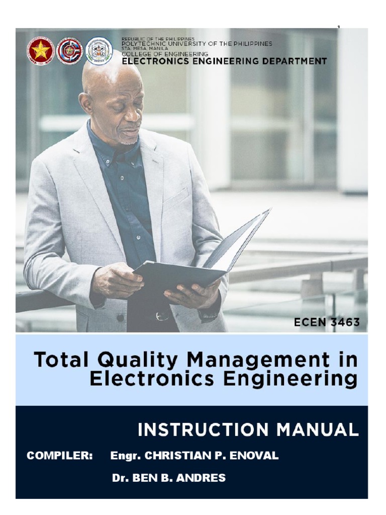 IM ECEN 3463 Total Quality Management | PDF | Six Sigma | Iso 9000
